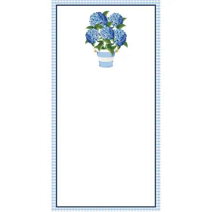 Hydrangeas Striped Pot List Notepad – The French Cottage
