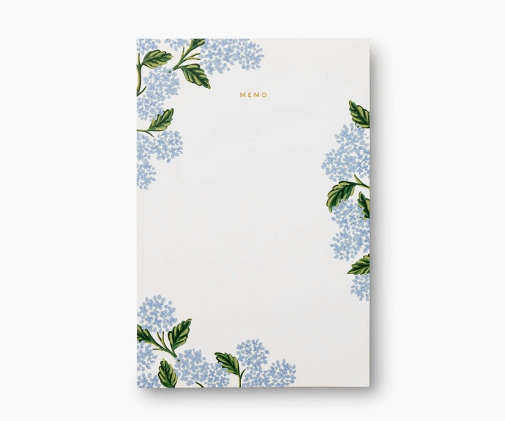 Hydrangea Large Memo Notepad – The French Cottage
