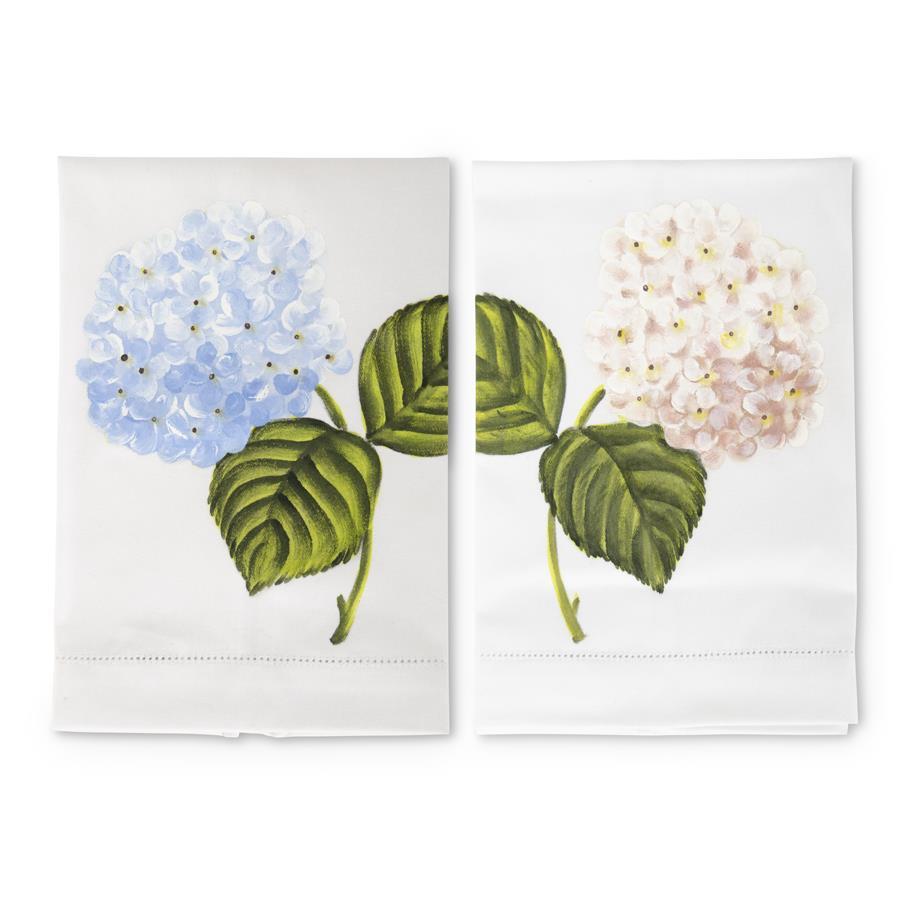 Hand-painted Hydrangea Guest Towel – The French Cottage