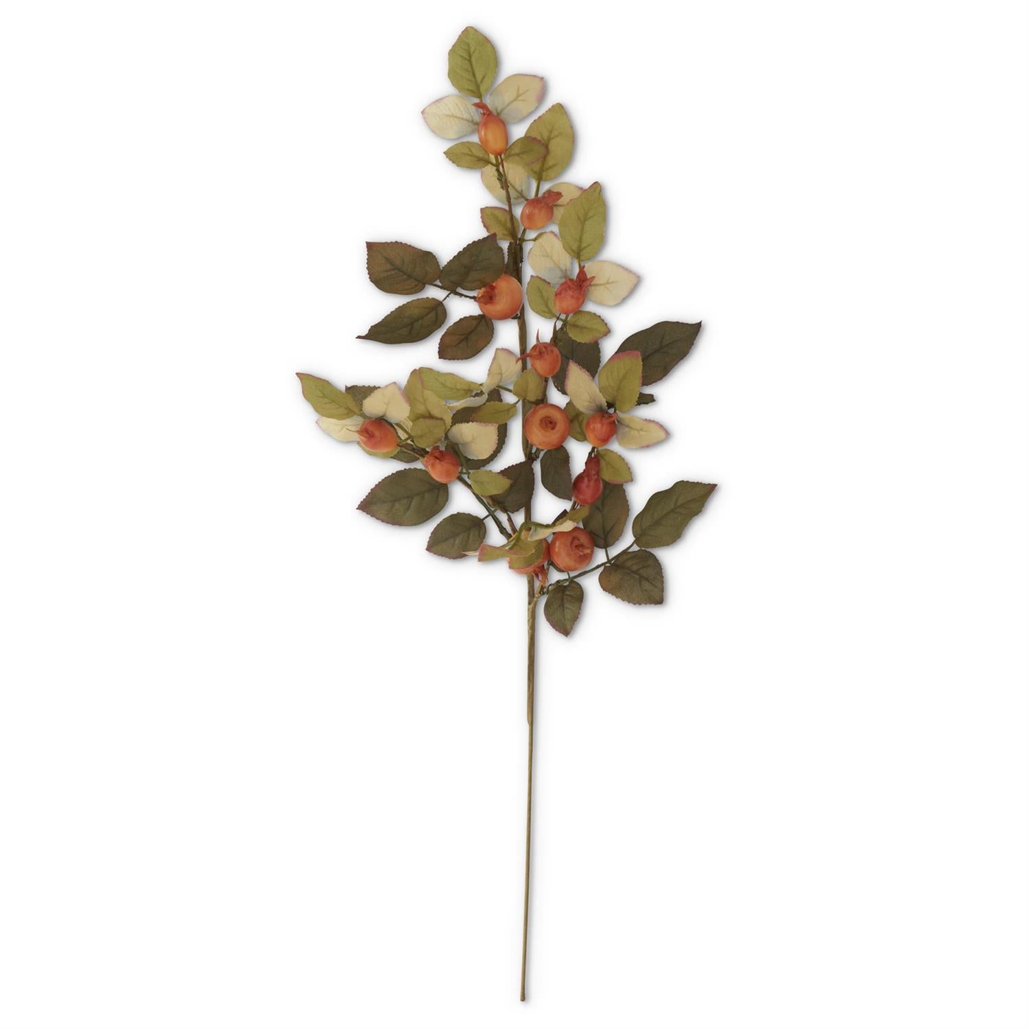 Fall Orange Berry Stem – The French Cottage