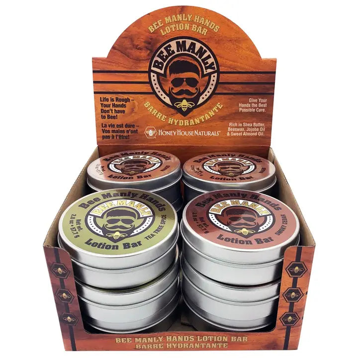 Honey Naturals Manly Lotion Bars - 2 OZ – The French Cottage