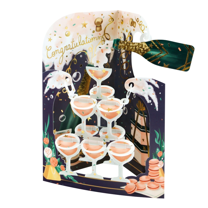 Congratulations Interactive 3D Swing Cards – The French Cottage