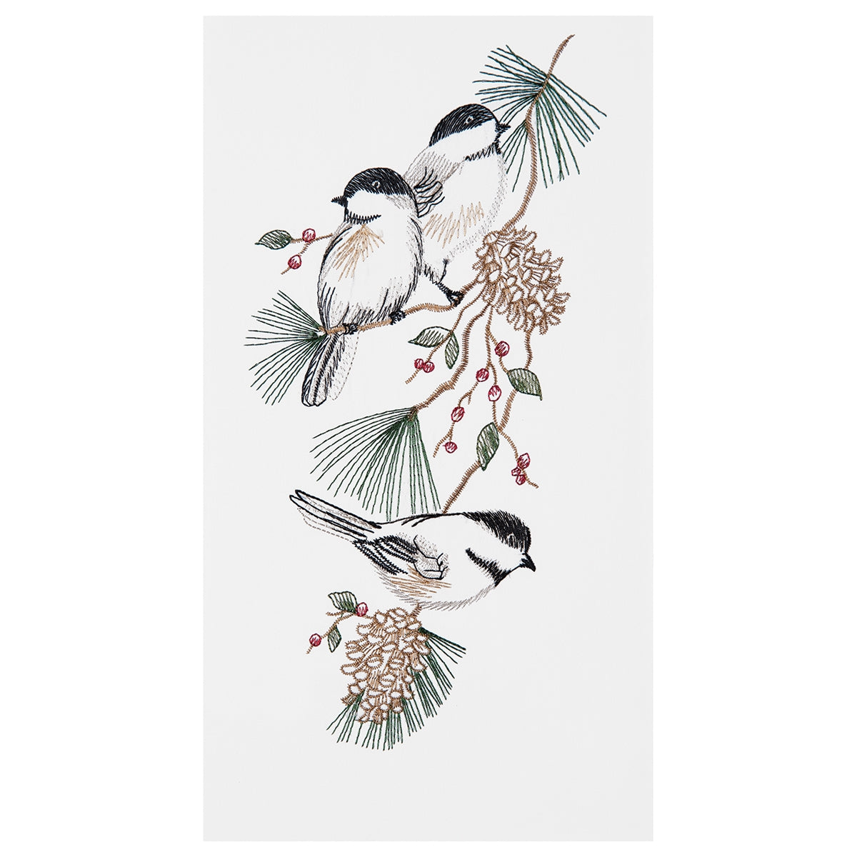 Chickadees Towel – The French Cottage