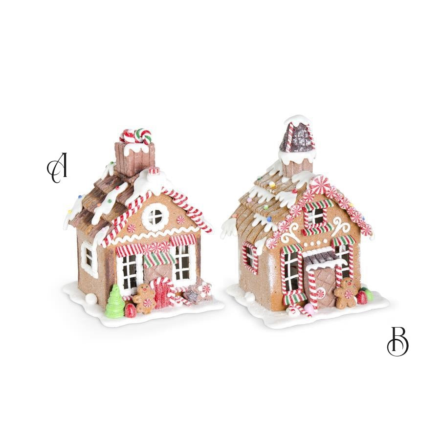 Assorted LED Gingerbread House – The French Cottage