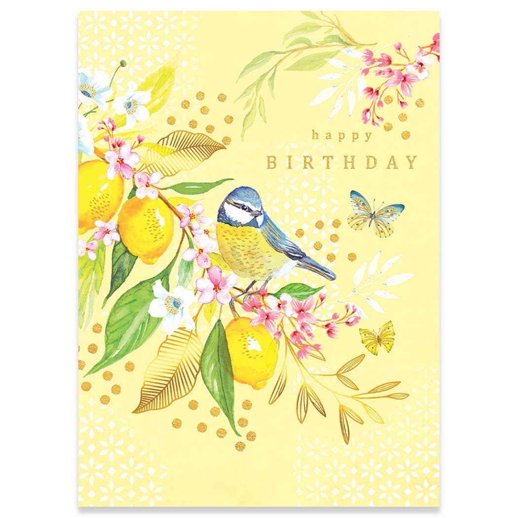 Bluebird Birthday Greeting Card – The French Cottage