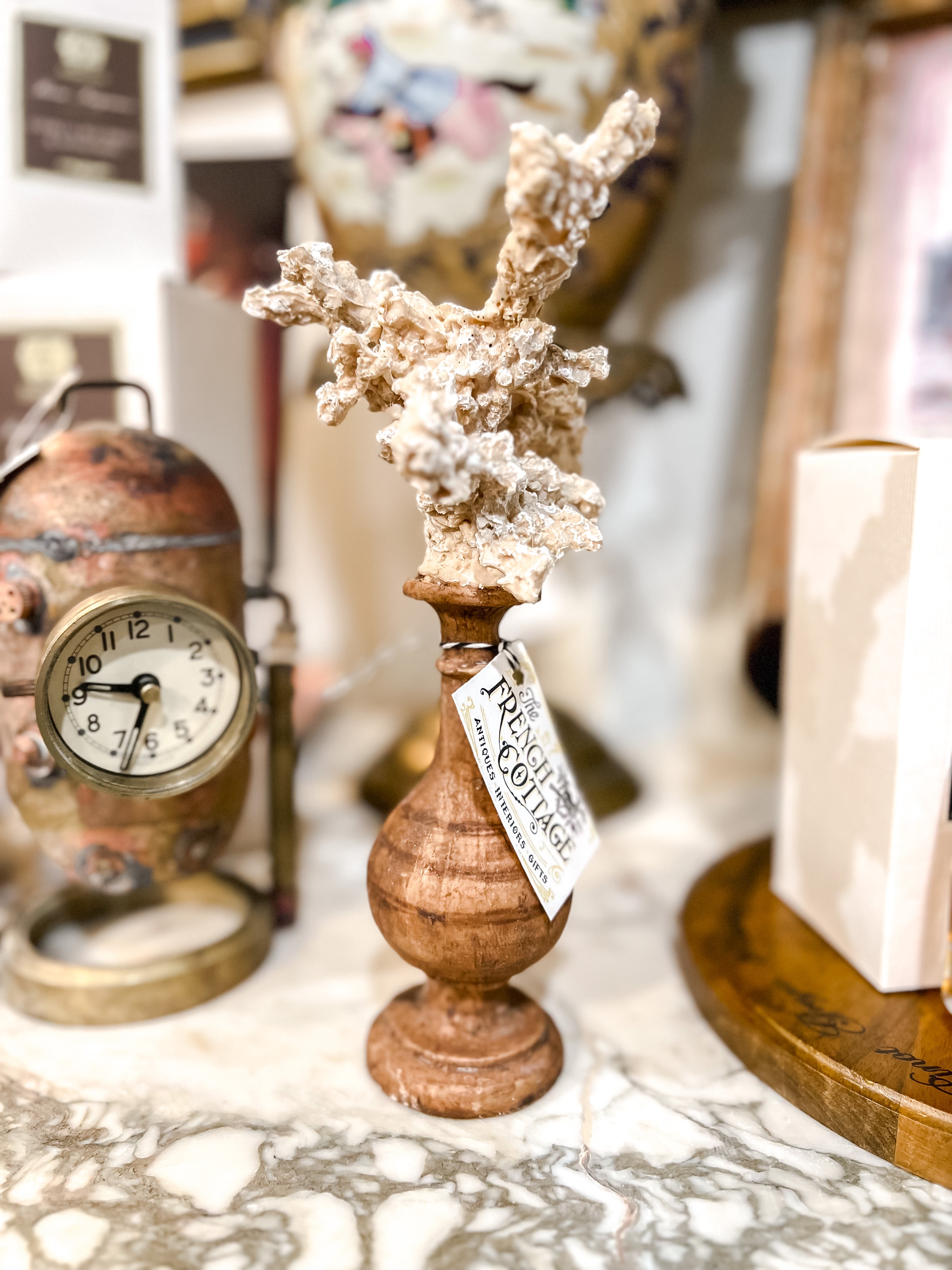 Faux White Coral Finial – The French Cottage