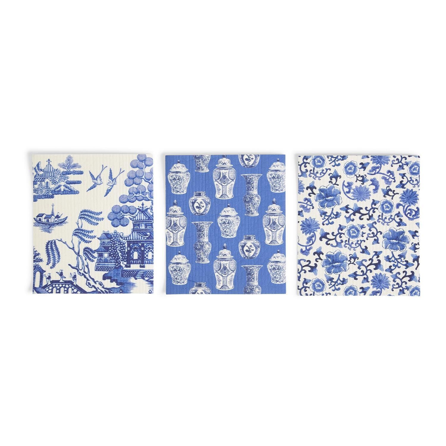 Blue Willow Kitchen Cloth – The French Cottage