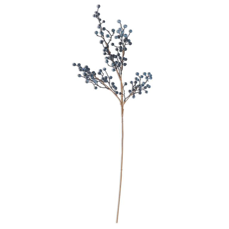 28" Navy Berry Stem – The French Cottage