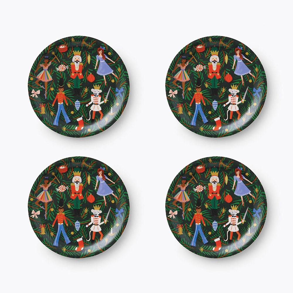 Nutcracker Round Coaster Set – The French Cottage