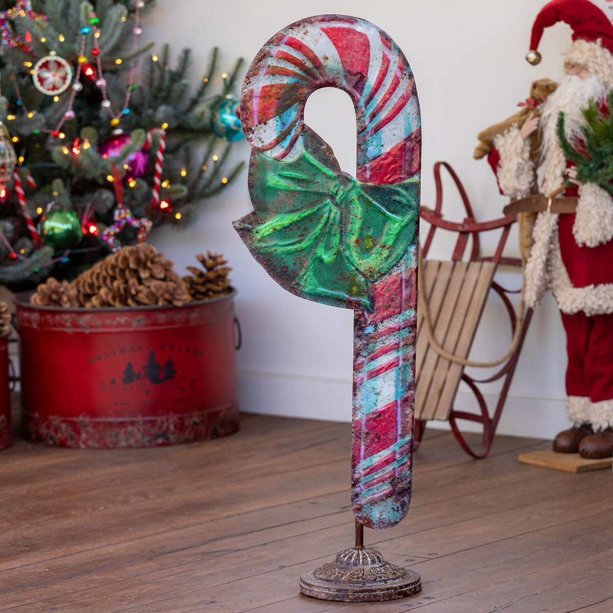 Vintage Candy Cane Display Stand – The French Cottage