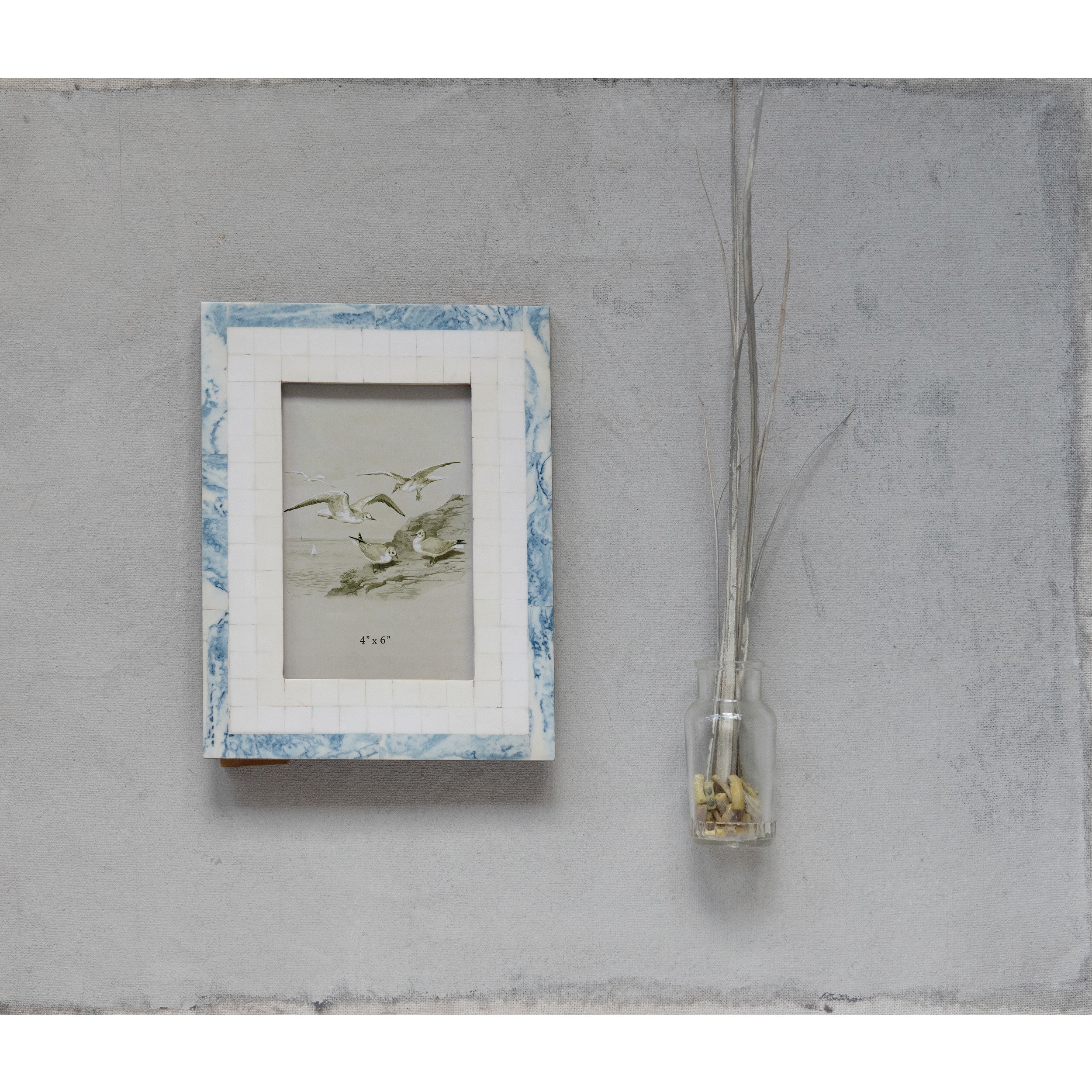 Blue and Ivory Photo Frame – The French Cottage